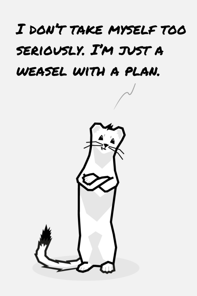Gino the weasel - Make the complex simple and the ordinary magic